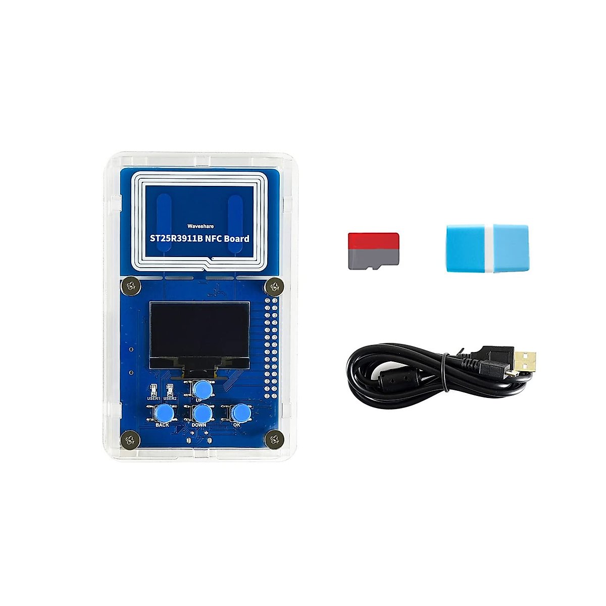 Waveshare ST25R3911B NFC Evaluation Kit NFC Reader Ideal for Refreshing Passive NFC-Powered E-Papers
