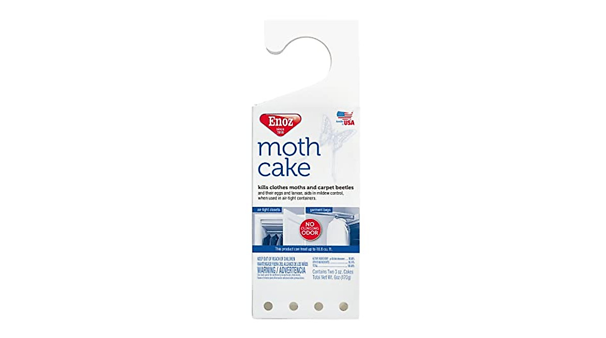 Effective Enoz Moth Cake for Clothes & Carpet Beetles