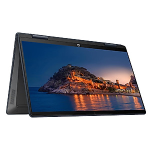HP 2023 Pavilion 2-in-1 14" FHD Touchscreen Laptops for Student & Business, Intel 12th Gen Core i3-1215U, Up to 4.4 GHz, 8GB RAM|512GB SSD, Long Battery Life, USB-C, Windows 11, Blue, ROKC HDMI Cable