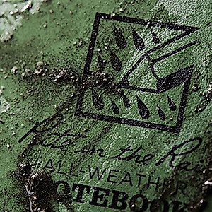 Rite In The Rain Weatherproof Side Spiral Notebook, 4.625" x 7", Green Cover, Universal Pattern (No. 973), 7 x 4.875 x 0.375