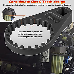 For 2006-2020 Yamaha Fuel Filter Water Separator Wrench, Similar to YB-ACC04 18-79815