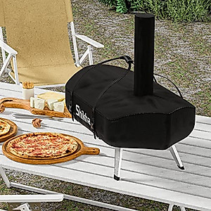 Shikha ooni Karu 12 Carry Cover Pizza Oven Cover Pizza Oven Cove Waterproof 600D Pizza Oven Carry Cover Accessories Cover for Gas Pizza Oven