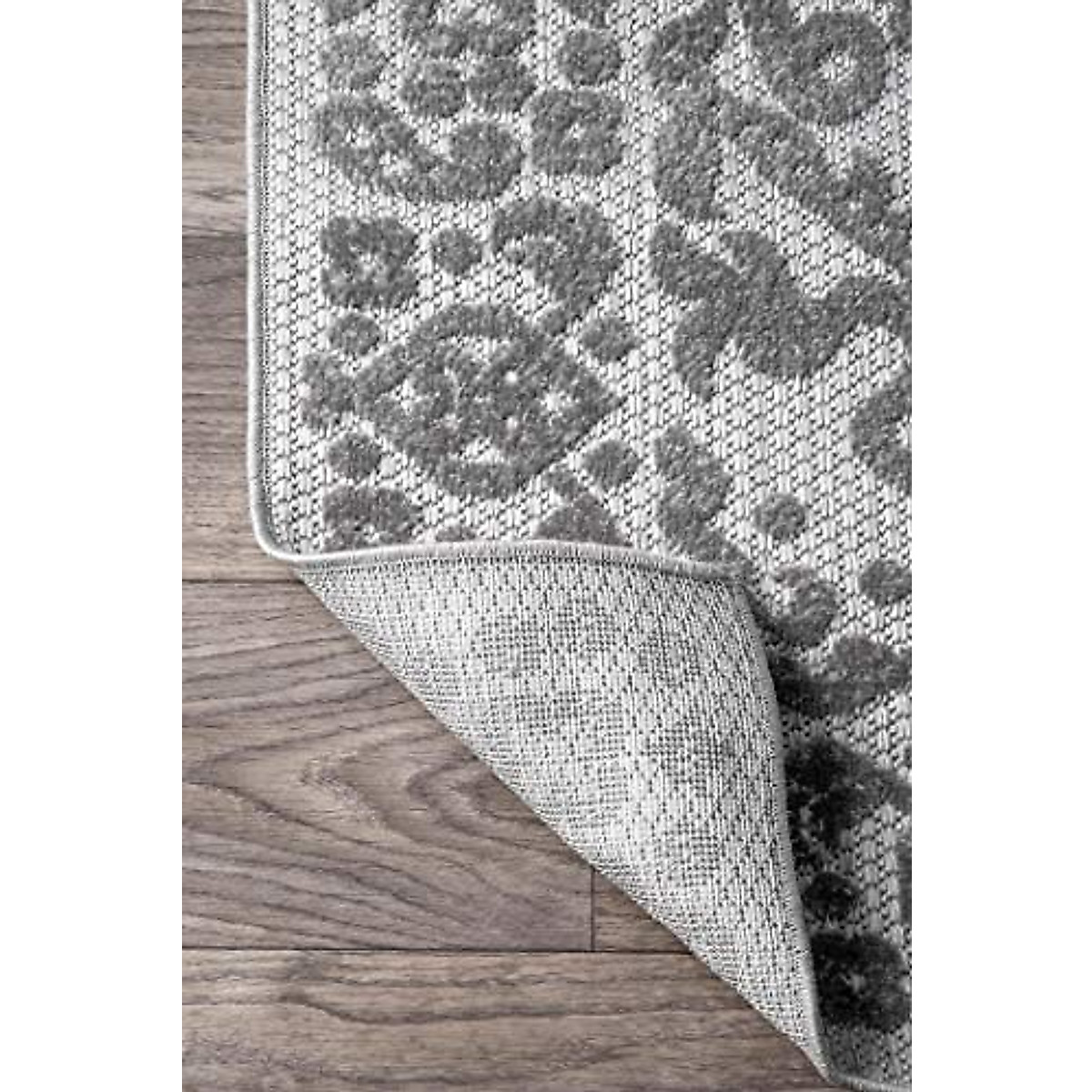 nuLOOM Celestial Contemporary Indoor/Outdoor Area Rug, 7' 6" x 9' 6", Grey