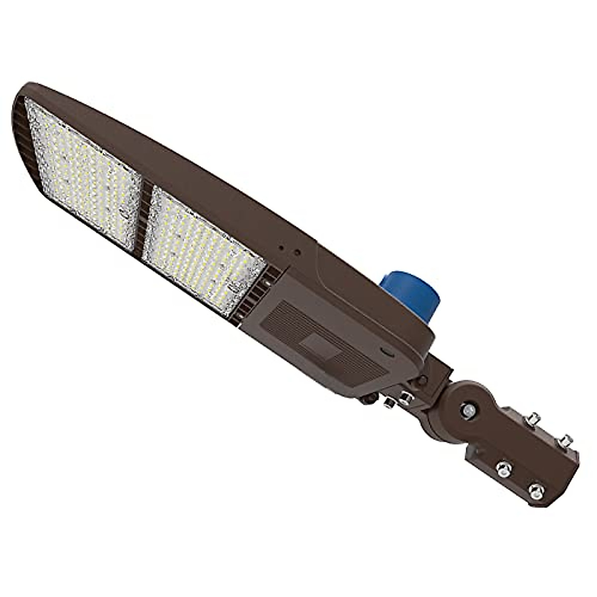 OSTEK 300W LED Parking Lot Lights with Dusk-to-Dawn Photocell Commercial Area Lighting Fixture 42000LM - Waterproof IP65 5000K LED Shoebox Light with Slip Fitter Mount 100-277V (300)