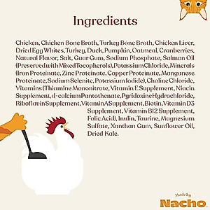 Made by Nacho Wet Cat Food, Cage-Free Minced Chicken in Bone Broth for Extra Hydration, (10 Pack)