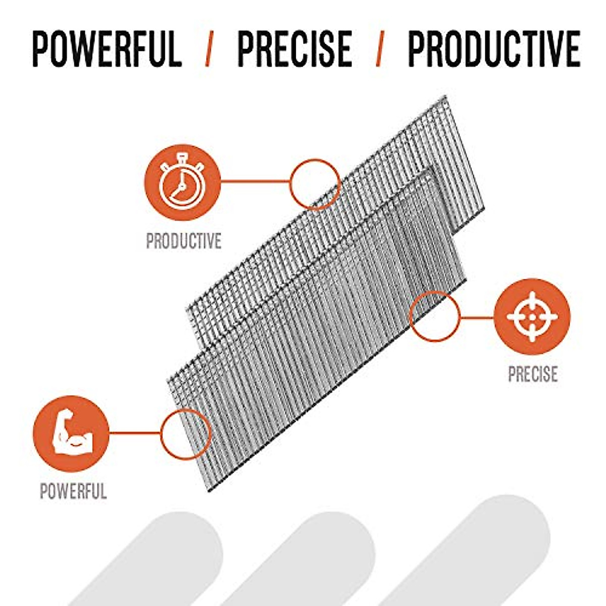 Paslode, Finishing Nail, 650230, 20 Degree Angled Galvanized, 16 Gauge, 2,000 per Box, 1 1/4 inch
