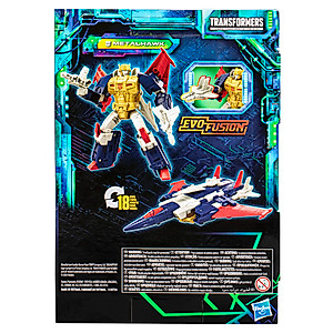 Transformers Toys Legacy Evolution Voyager Metalhawk Toy, 7-inch, Action Figure for Boys and Girls Ages 8 and Up