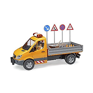 Bruder 02677 MB Sprinter Municipal with Driver, Light + Sound Module and Accessories