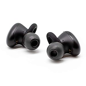 Comply TrueGrip Pro Memory Foam Tips for 1More True Wireless Devices (Small, 3 Pairs), Black (35-42230-11)