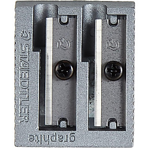STAEDTLER 510 20 Metal Double-Hole Sharpener for Graphite and Coloured Pencils (Pack of 20)