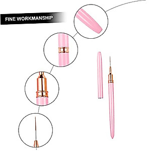 minkissy Nail Art Drawing Pen Brochas Para Uñas Acrilicas Nail Kit Gel Nails Gel Nail Art Polish Pens Professional Nail Art Pens Nail Liner Brush Nail Painting Tools Brush for Acrylic Nails