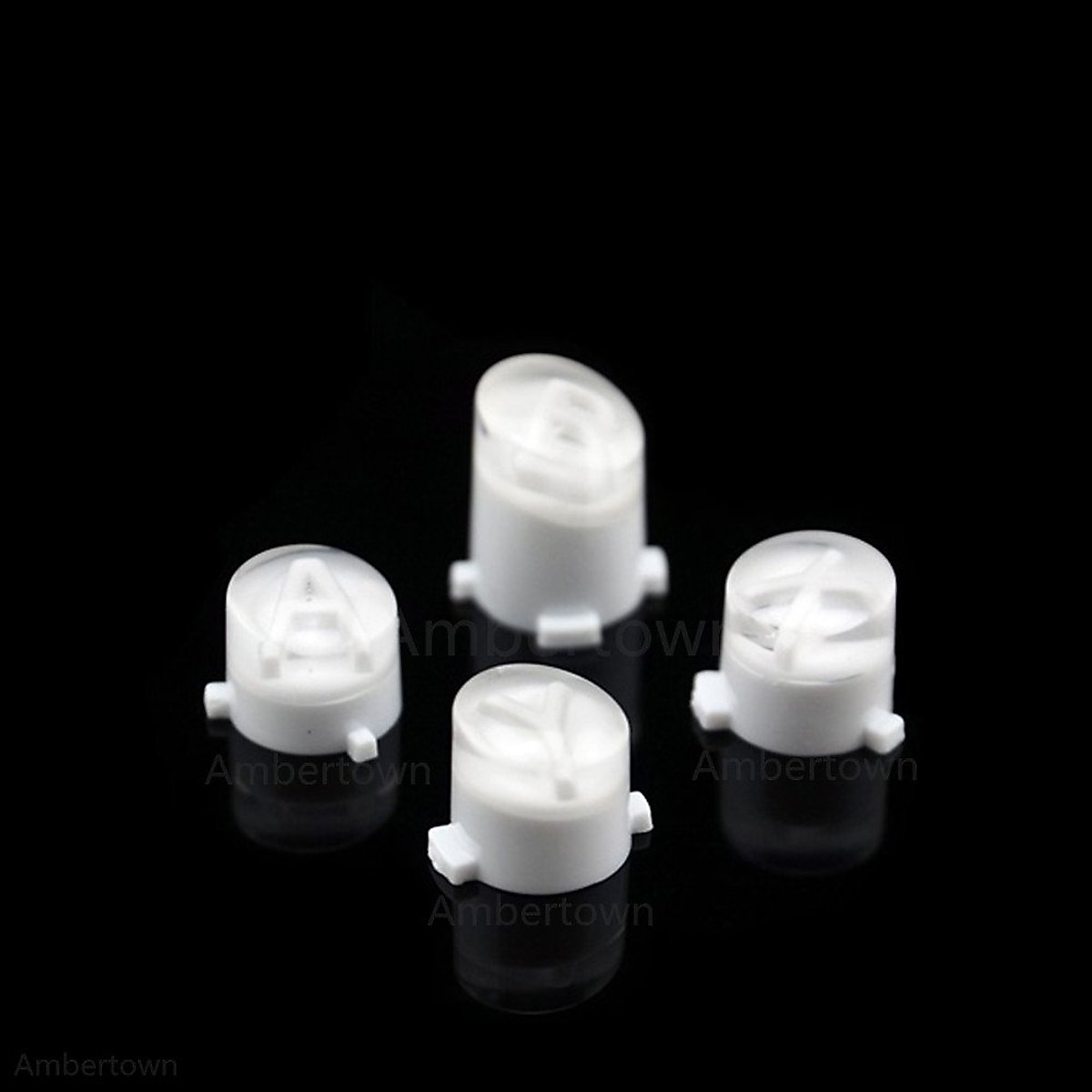 Bullet Buttons ABXY Mod Kit Levers Joystick for Xbox One S Slim Elite Controll Replacement (Clear)