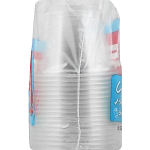 Solo Clear Plastic Cups, 9 oz, 40 ct