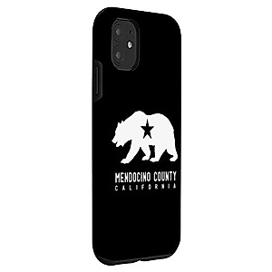 iPhone 11 Mendocino County Winery California Wine Lovers Flag Case