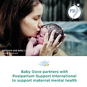 Baby Dove Sensitive Skin Care Baby Wash For Baby Bath Time Fragrance Free Moisture Fragrance Free and Hypoallergenic, Washes Away Bacteria 20 oz