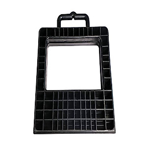 Tory Carrier Wheel Stopper Rubber Pallet Jack Truck Chock Heavy Duty Pallet Jack 14.2" Length x 11.4" Width x 2" Height