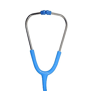 SC12 Light Blue Stethoscope/Zinc Alloy Matte/Homecare/Hospital/Nurse/Doctor