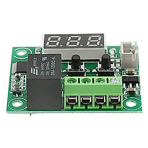 XINGYHENG 2PCS W1209 Digital Thermostat high Precision Temperature Control Switch Module DC 12V Micro Temperature Control Board and NTC 10K Thermistor Sensors Digital Temperature Probe