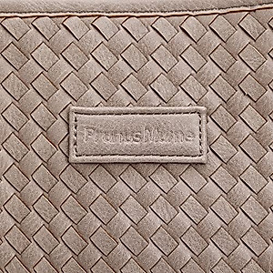 Women Tote Bag PU Shoulder Purse Crossbody Large Bag… (Sand)