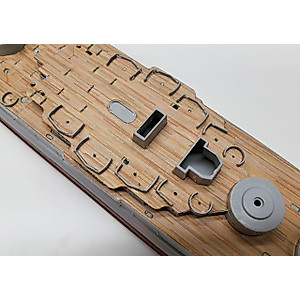 Scaledecks.com Premium Wood Deck for 1/350 USS Arizona (fits Hobby Boss and Other 1/350 Kits)