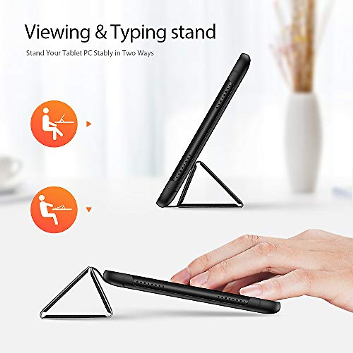 DUX DUCIS PU Leather Shockproof Kids Stand Cover Case for Metro by T-Mobile Alcatel Joy Tab 2 8.0 Inch Tablet 2020(Model 9032Z)