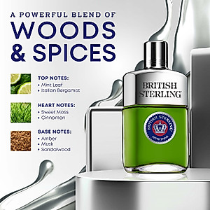 British Sterling Aftershave for Men By DANA 3.8 Oz