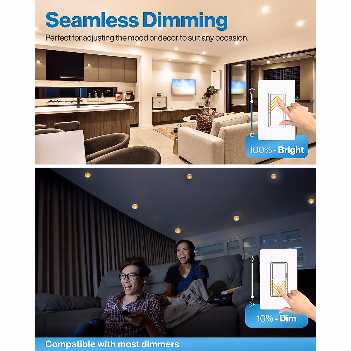 Sunco 8 Pack BR30 LED Bulbs, Indoor Flood Lights CRI93 11W Equivalent 65W 3000K White 850 Lumens, E26 Base, 25000 Lifetime Hours Interior Home Dimmable Recessed Can Light Bulbs UL