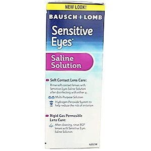 Bausch & Lomb Sensitive Eyes Saline Solution-12 oz, 3 pack