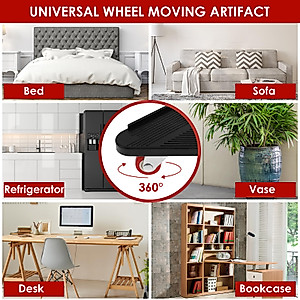 Furniture Mover Tool Set, High Load Capacity Heavy Duty Furniture Lifter, 360° Rotation Wheels Furniture Movers, Furniture Transport Lifter Tool, Furniture Dolly, Furniture Lift Mover Tool Set