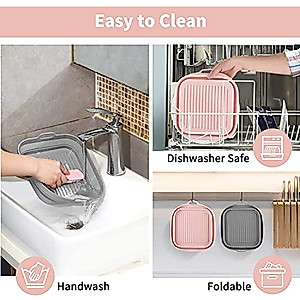 Air Fryer Silicone Liners for Ninja,2PCS Air Fryer AF101 4QT, AF161/AF150 5.5QT,Silicone Air Fryer Liner for COSORI 5.8Qt Air Fryer Oven, CP150-AF,Non-Stick Reusable Air Fryer Silicone Basket