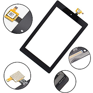 Original Touch Screen Digitizer Replacement for Amazon Kindle Fire Tablet 7" 9th Gen 2019 M8S26G +Tools (NO Include LCD)