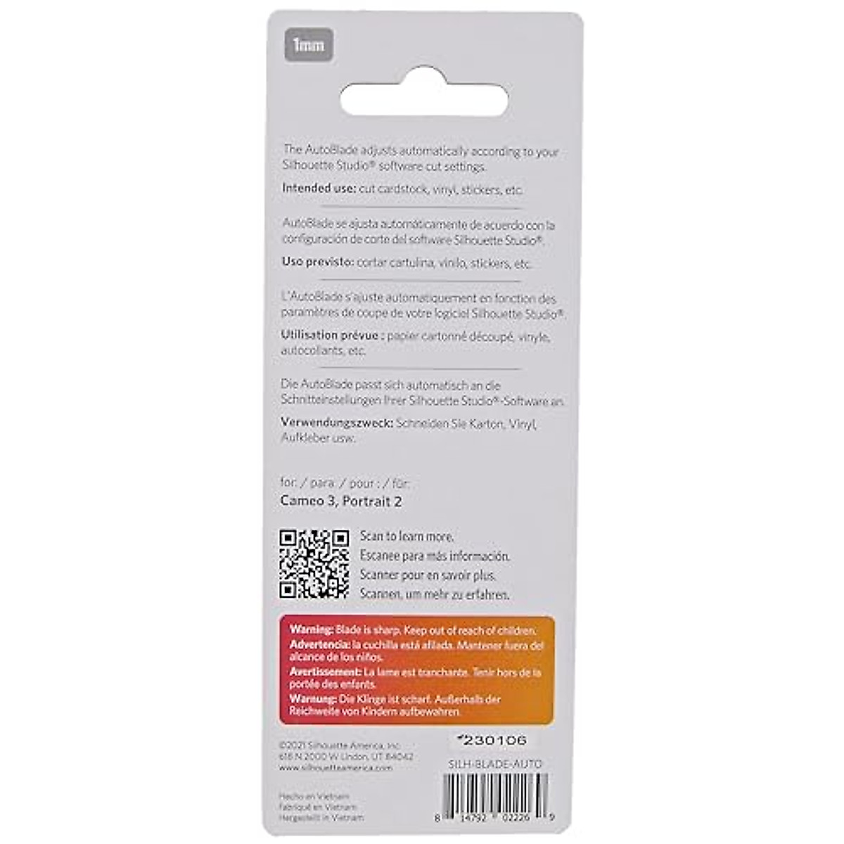 Silhouette America SILH-Blade-AUTO Tool Kit, 1 Count (Pack of 1), White