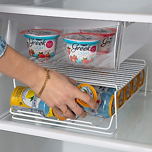 Kennedy International Double Wide Can Dispenser for Refrigerator, Counter Top & Outdoor Use