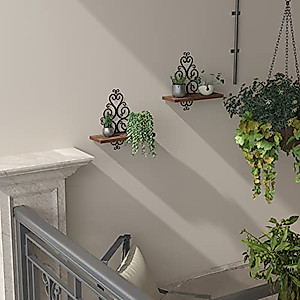 MEBRUDY Small Floating Shelves Set of 4