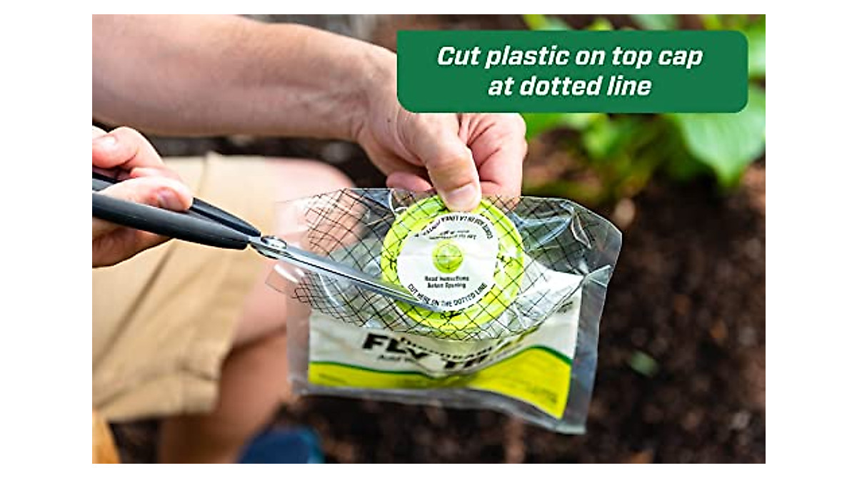 RESCUE! Outdoor Fly Trap - 12 Fast-Acting Traps