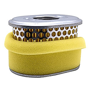 HQRP Filter Element Combo compatible with Honda EG2200 EG2200X EG2500 EG2500XK1 EZ2500 Generator, WMP20X Water Pump, 17210-ZE1-517, 17210-Z4M-821, AFZE18 Replacement