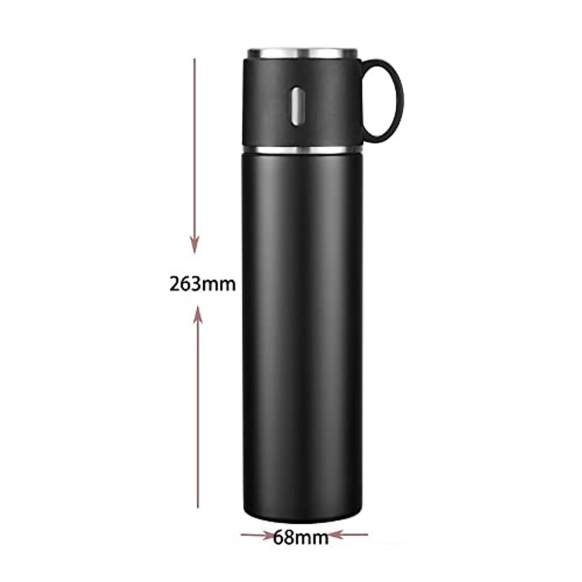 XDCHLK Stainless Steel Insulated Keep Cool Thermos Cup Bottle Vacuum Flasks Double Wall Travel (Color : E)