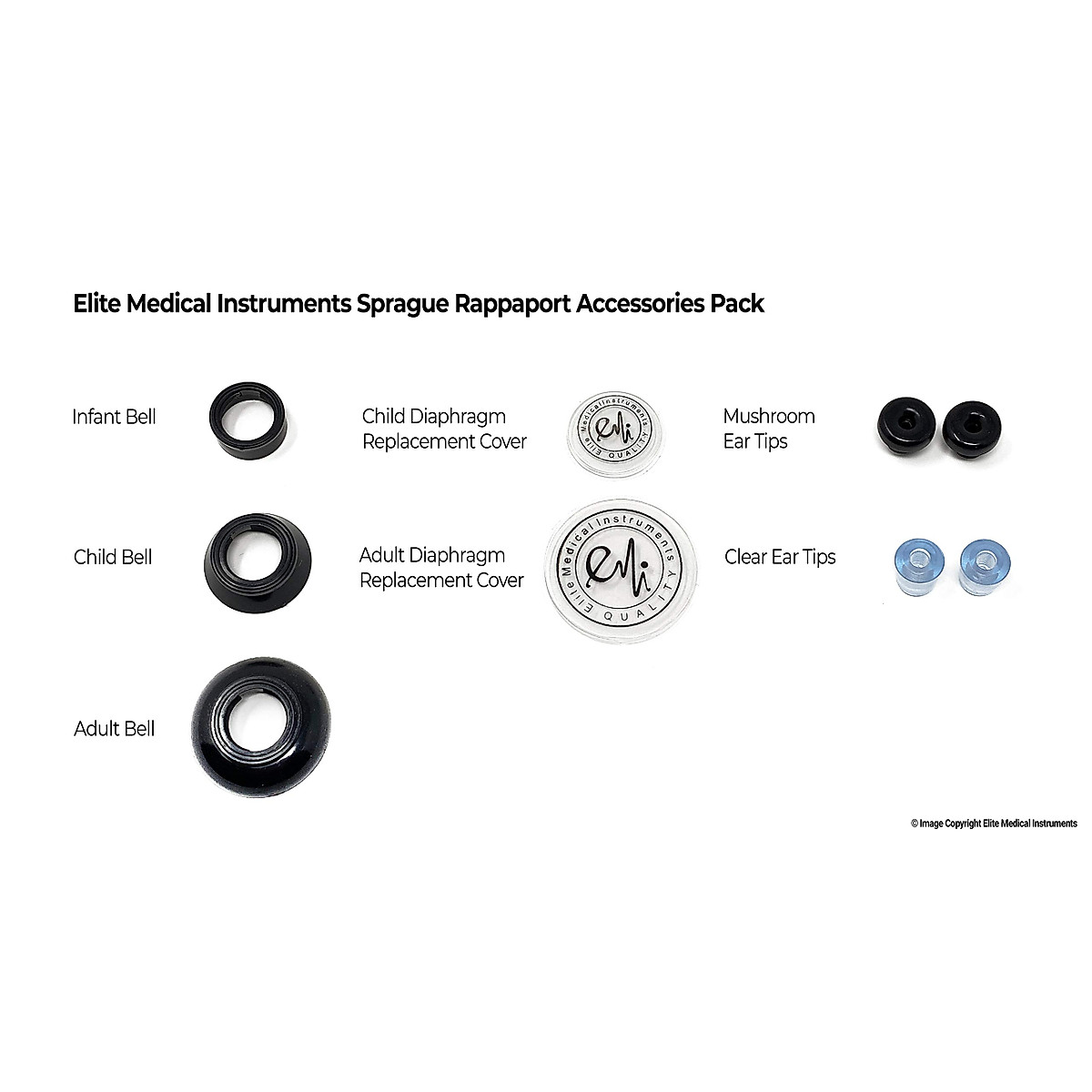 EMI Royal Blue Sprague Rappaport Stethoscope and Aneroid Sphygmomanometer Manual Blood Pressure Set Kit - #330