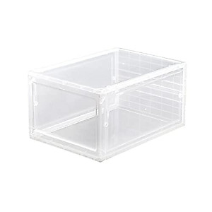 MFCHY Side Shoe Box Thickened Storage Display Cabinet Shoe Wall Sports Shoe Storage Box (Color : E, Size : 34 * 25 * 18cm)