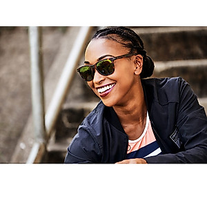 ROKA HALSEY Performance Sunglasses Designed for Sport for Men and Women - Matte Root Beer Frame - Bronze (Polarized) Lens