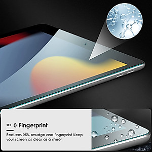 iPad 10.2 Inch Clear Bananas Case and 2 PC Tempered Glass