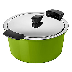 KUHN RIKON Hotpan Serving Casserole Pot, 3 Litre/22 cm, Green