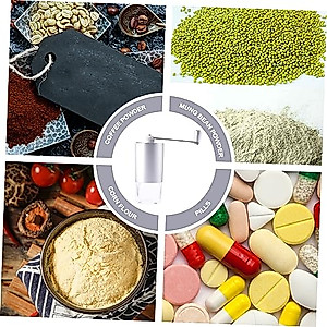 GOOHOCHY 1pc Hand Mill hand coffee mill knight pill crusher kitchen automatic pill crusher best pill crusher Manual Bean Grinder burr coffee grinders hand grinder office Metal Plastic