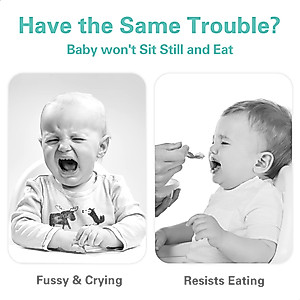 iPlay, iLearn Baby Rattle Toys 6-12 Month, Babies High Chair Suction Animal Rattles, Infant Crib Carseat Activity Tummy Play Time Sensory Toy, Newborn Gifts 6 7 8 9 10 12 18 Month Old Toddler Boy Girl