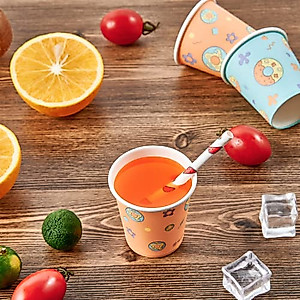 TV TOPVALUE 600 Pack 3 oz Paper Cups, Disposable Bathroom Cups, Small Mouthwash Cups, Snack Cups, Drinking Cups for Hot/Cold Beverages, Mini Paper Cups for Camping, Trips, Picnic