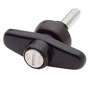 Bauer Side Access or Windoor Lock. Part# T500 (T-500) | Truck Cap Lock Side Access Window Handle for LEER A.R.E K127 Key | Tonneau Cap Cover Lock T-500 Handle for LEER Century (1 Pack)