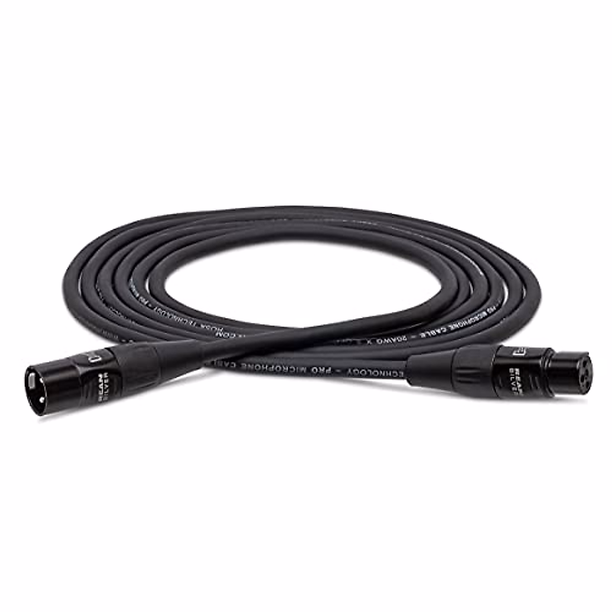 Hosa HMIC-025 REAN XLR3F to XLR3M Pro Microphone Cable, 25 Feet