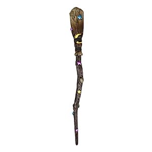Ebros Hocus Pocus Stars and Moon Witch's Broom Magic Wand Cosplay Wands Witches Pagan Occult Decorative Magical Spells Sorcery Costume Prop Display Accessory