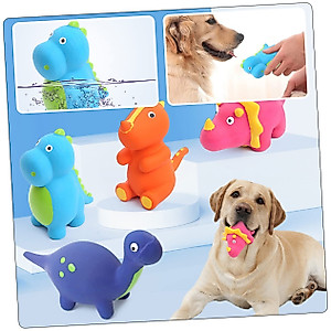 BESPORTBLE Dog Toy Teething Toys for Puppies Cleaning Toys Dog Chew Toys Dinosaur Dog Molar Toy Dog Toys Pet Molar Plaything Puppy Chew Toy Dog Fetching Toys Taste Dog Bite Emulsion
