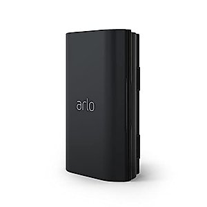 Arlo Rechargeable Video Doorbell Battery - Arlo Certified Accessory - Works with Arlo Essential Wire-Free Video Doorbell, Back-Up Battery, Easy Installation, Black - VMA2400